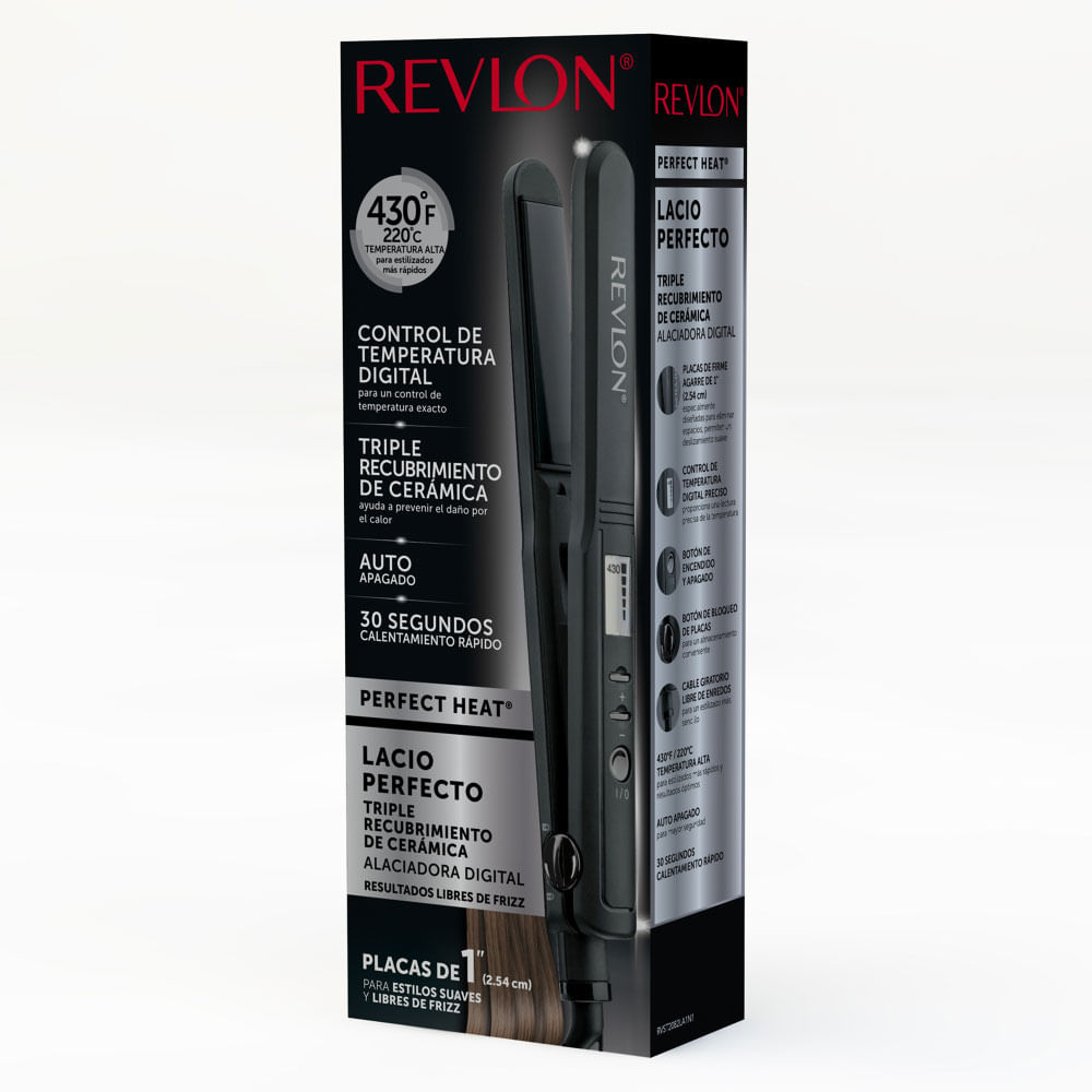 PLANCHA ALISADORA REVLON PERFECT HEAT 3X CERAMIC DIGITAL |REVLON|FACES