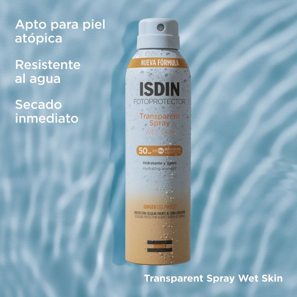 FOTOPROTECTOR ISDIN TRANSPARENT SPRAY WET SKIN|ISDIN|FACES